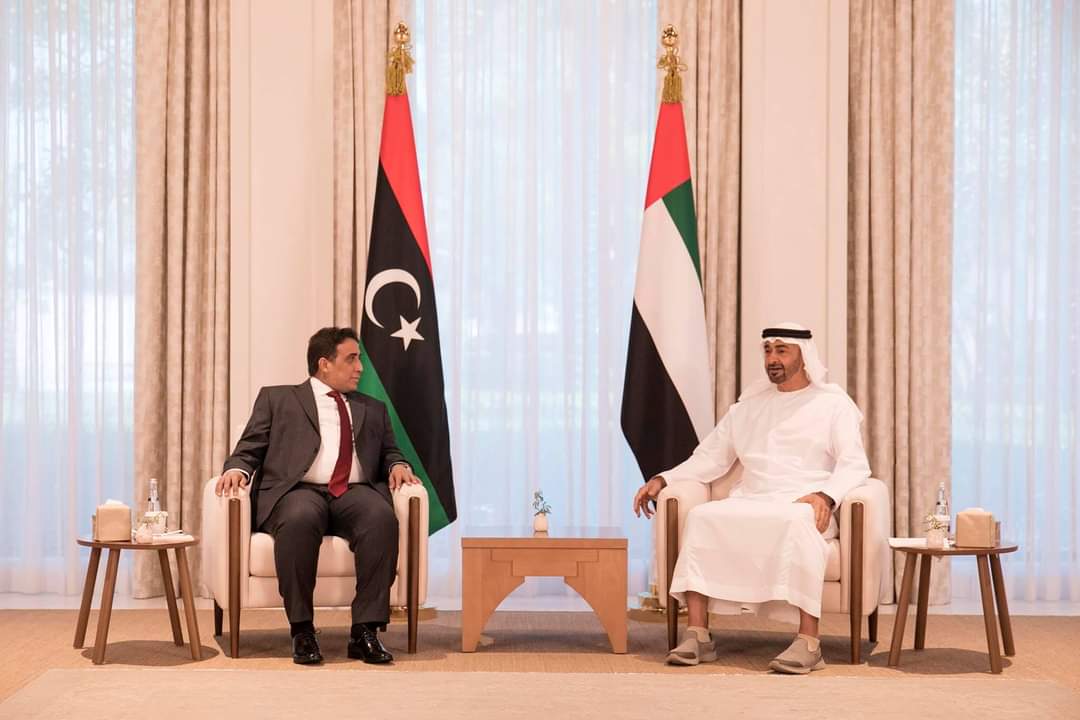 Menfi Meets Bin Zayed in Abu Dhabi | The Tripoli Post